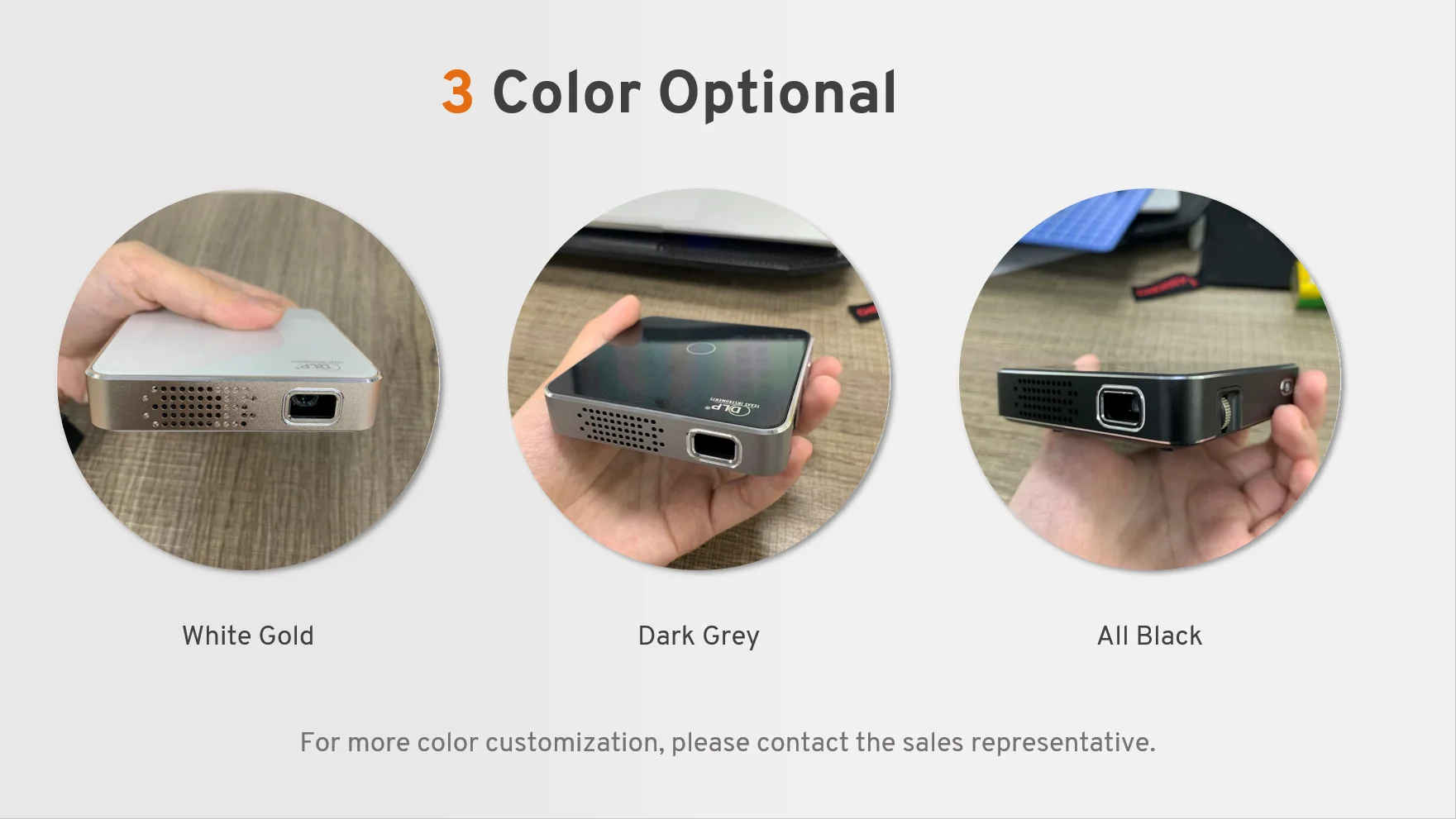 Mini Video Dlp Projector Home Theater Portable Pico Video Led Full Hd ...