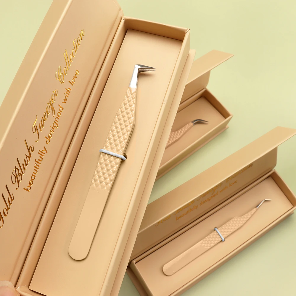 Custom Fiber Tweezers Stainless Steel Tweezer Packaging Box Fiber Tip ...