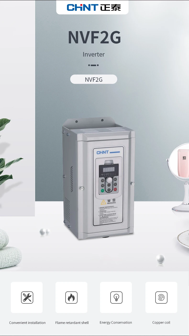 Chint Low Voltage Nvf2g Inverter Dc To Ac Pure Sine Wave Inverters ...