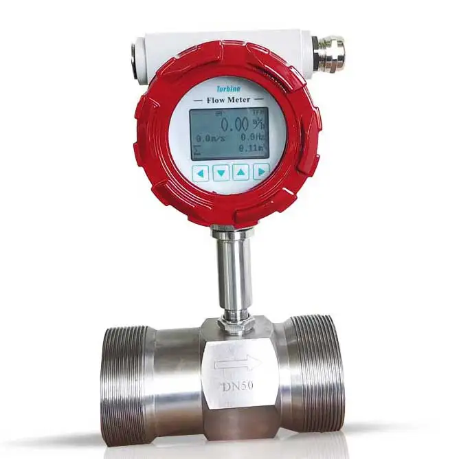 Turbine Type Flow Meter Pulse Output - RS485 Mini Digital Sensor