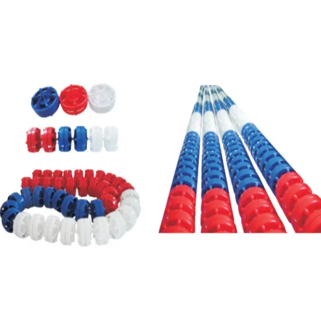 Standard Plastic Swimming Pool Floating Lane Line Anti Wave Pool Lane ...