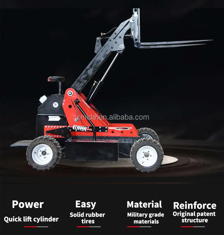 Telescopic Chinese Oem Small Electric Mini Telehandler,Telehandler ...