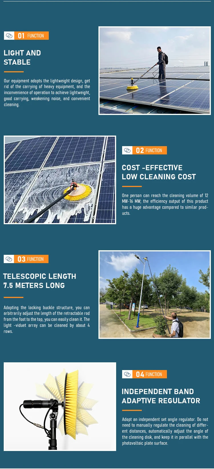 Power Source Single Head Farm Station Washing Machine Solar Panel ...