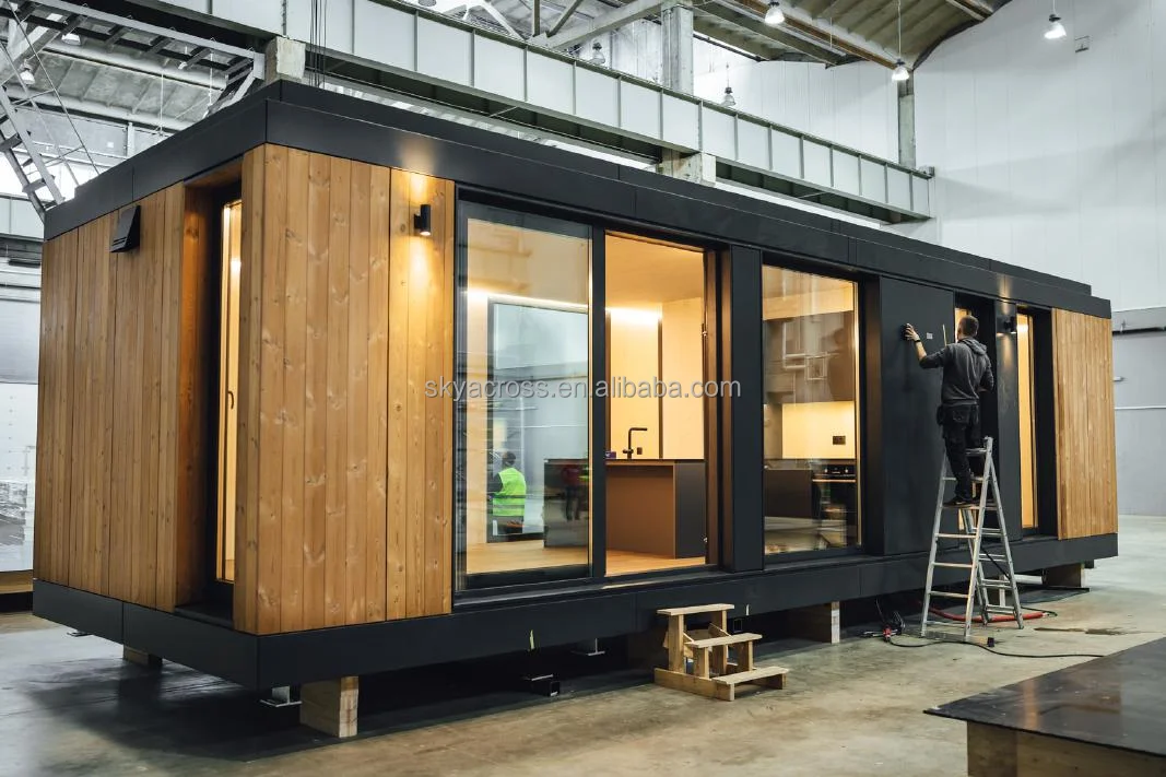 Luxury Modern Prefabricated Home - Tiny Wooden Prefab House