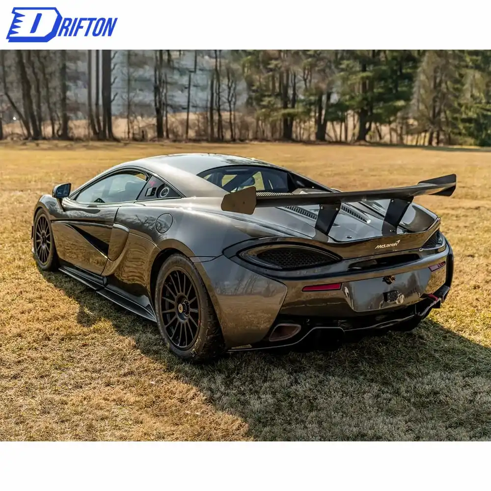 GT4 Style Carbon Fiber Rear Spoiler for Mclaren 570S