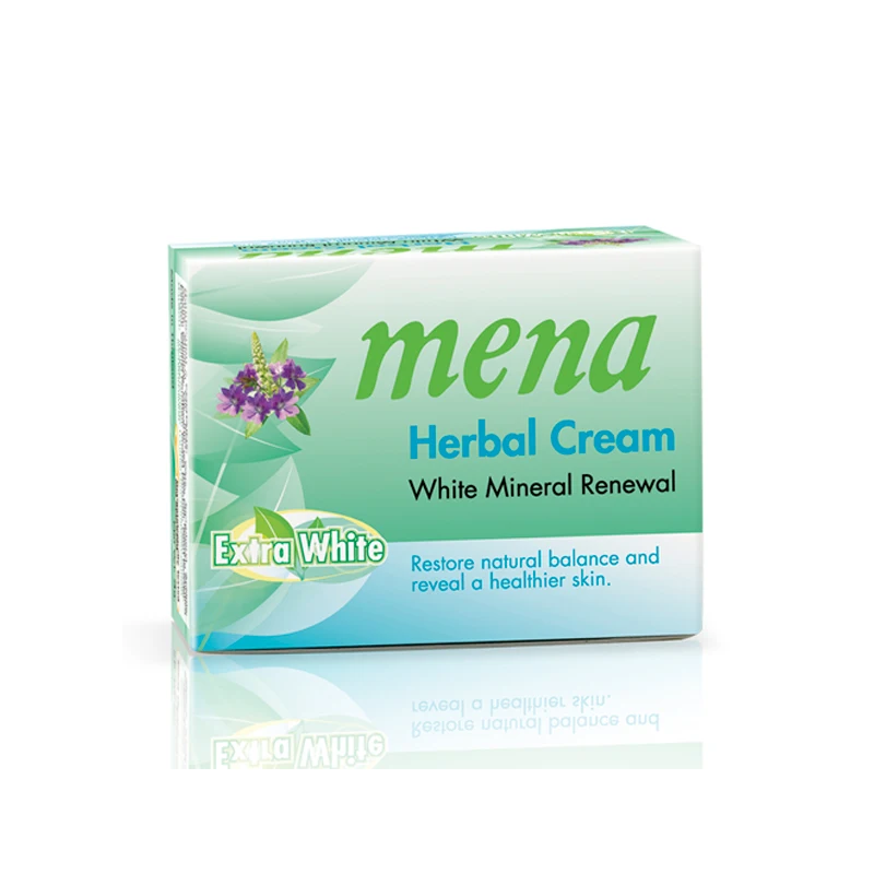 Mena Herbal Cream White Mineral Renewal Whitening And Brightening Cream ...