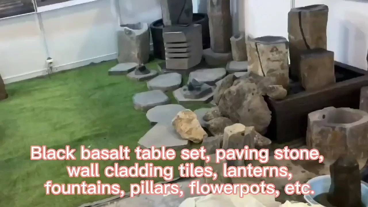 Wholesale Black Basalt Granite Stone Outdoor Garden Sitting Chair Bench ...