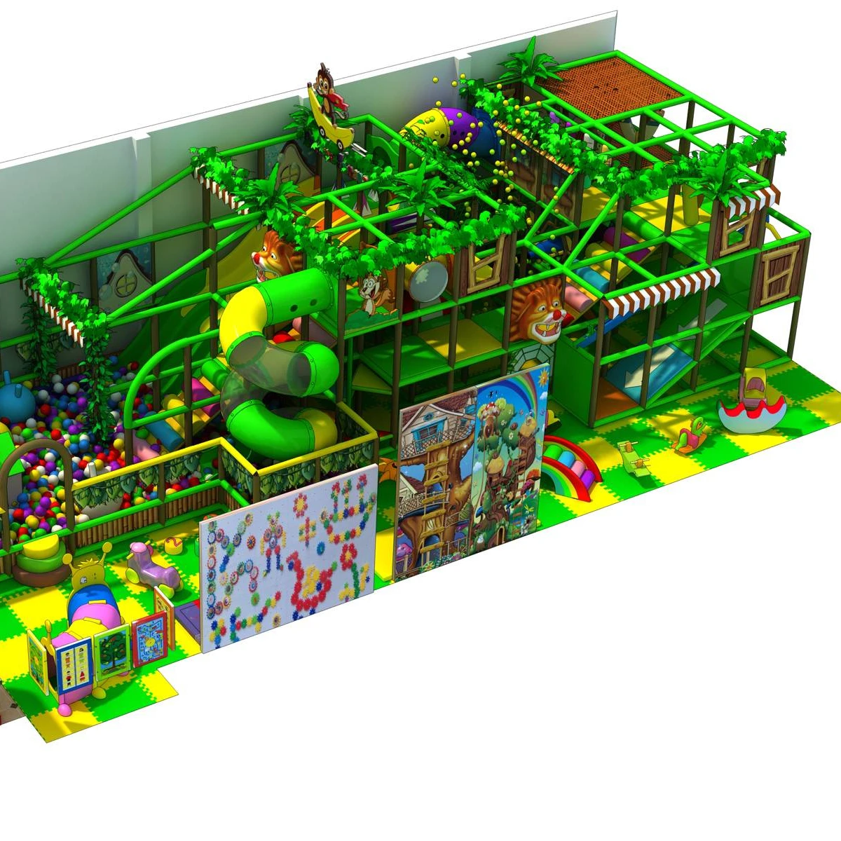 Commercial Playgrounds Kid Soft Play Equipment Indoor Playground With ...