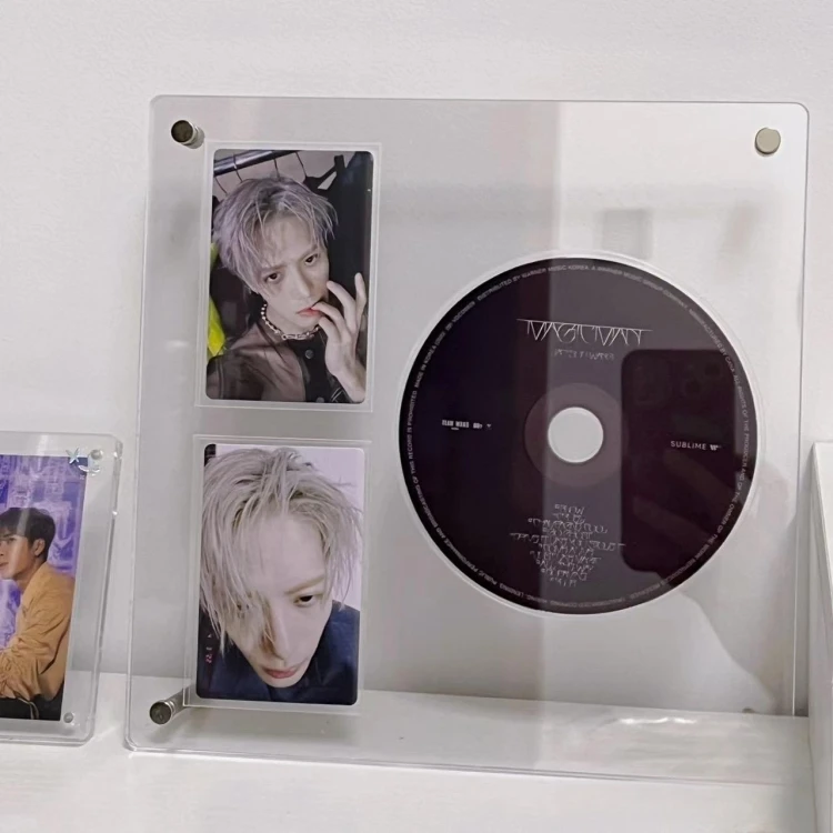 Acrylic Cd Photocard Display Stand Desktop Frame Kpop Idol Album ...