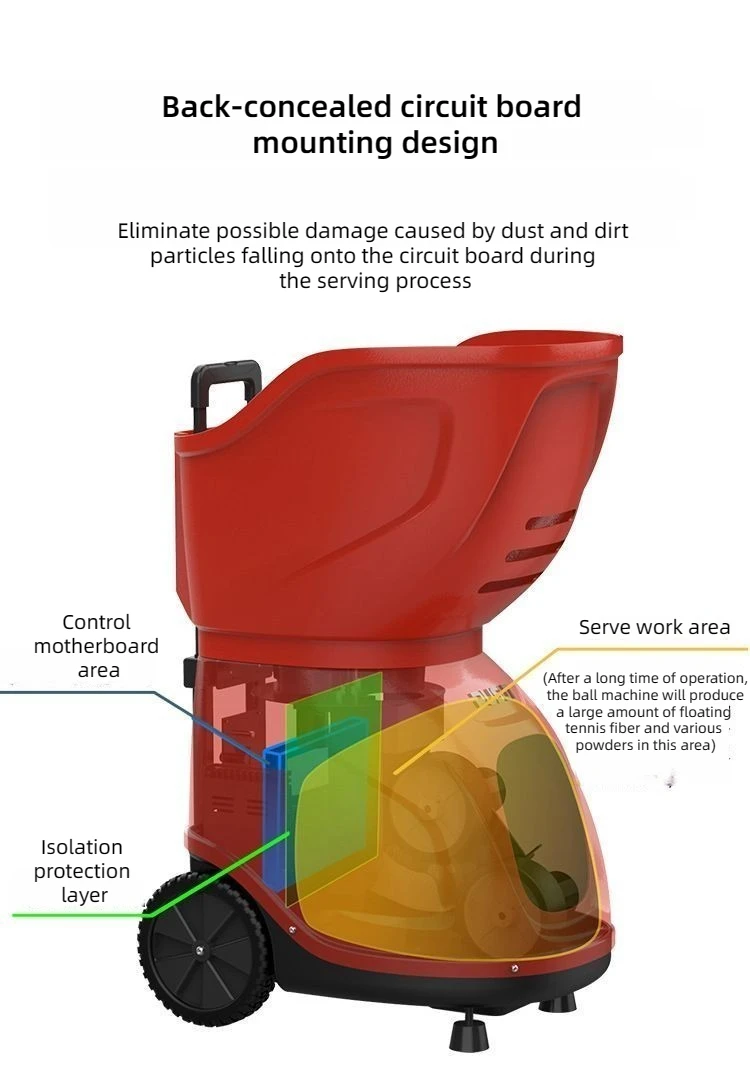 Automatic Tennis Ball Serving Machine Adjustable Tennis Ball Launcher ...