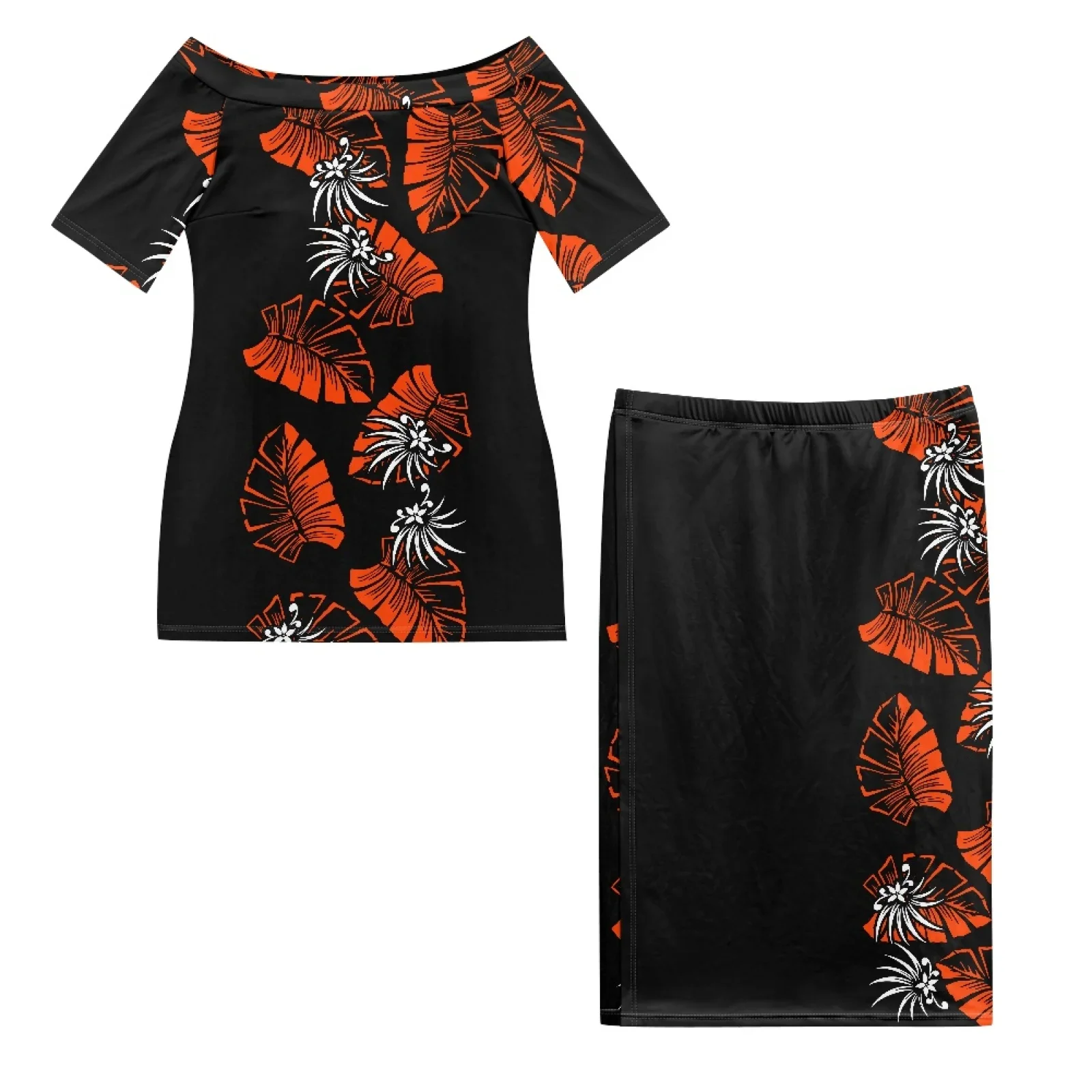 Custom Made Puletasi Tribal Clothing Samoan Dresses Women's Sexy Off ...