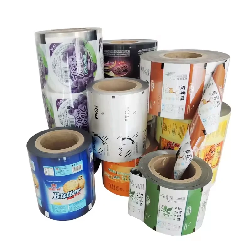 Printed Laminated Food Packaging Plastic Roll Film Flexible Wrapping ...