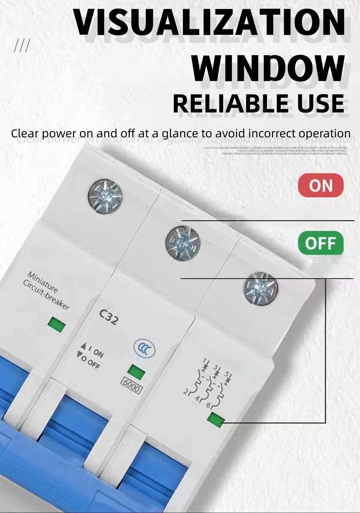 Mcb Miniature Circuit Breaker C10-125a And Motor Overload And Short ...