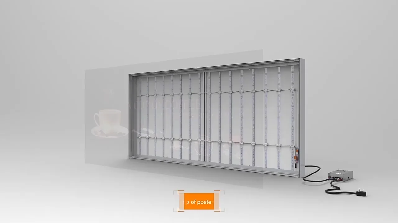 Cheap Products Fabric Backlit Light Box Frame Light Box For Fabric ...