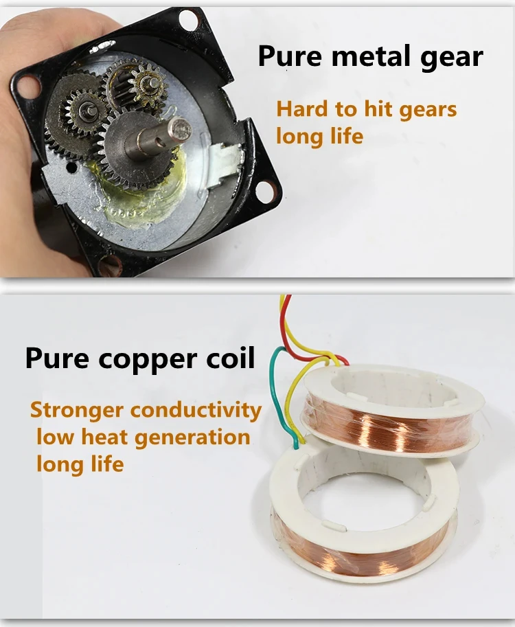 Ac Synchronous Motor 60ktyz Eccentric Output Shaft Micro Motor 220v 110v 14w Permanent Magnet ...