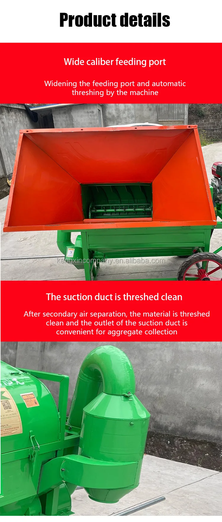 Multi-function Thresher Soya Bean Wheat Grain Threshing Machine - Buy ...