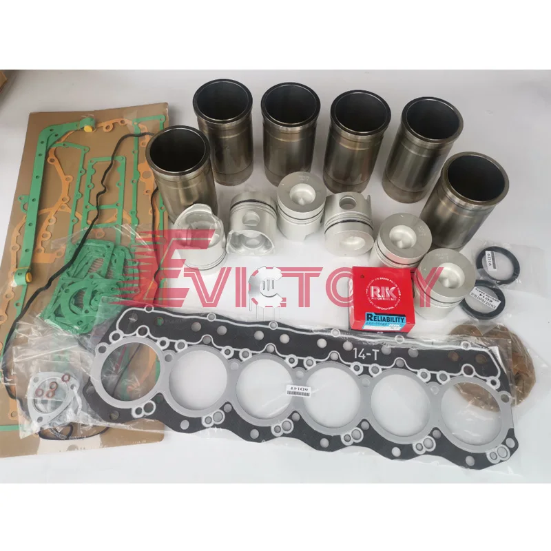 For Mitsubishi 6d14-t Rebuild Overhaul Kit Crankshaft Connecting Rod ...