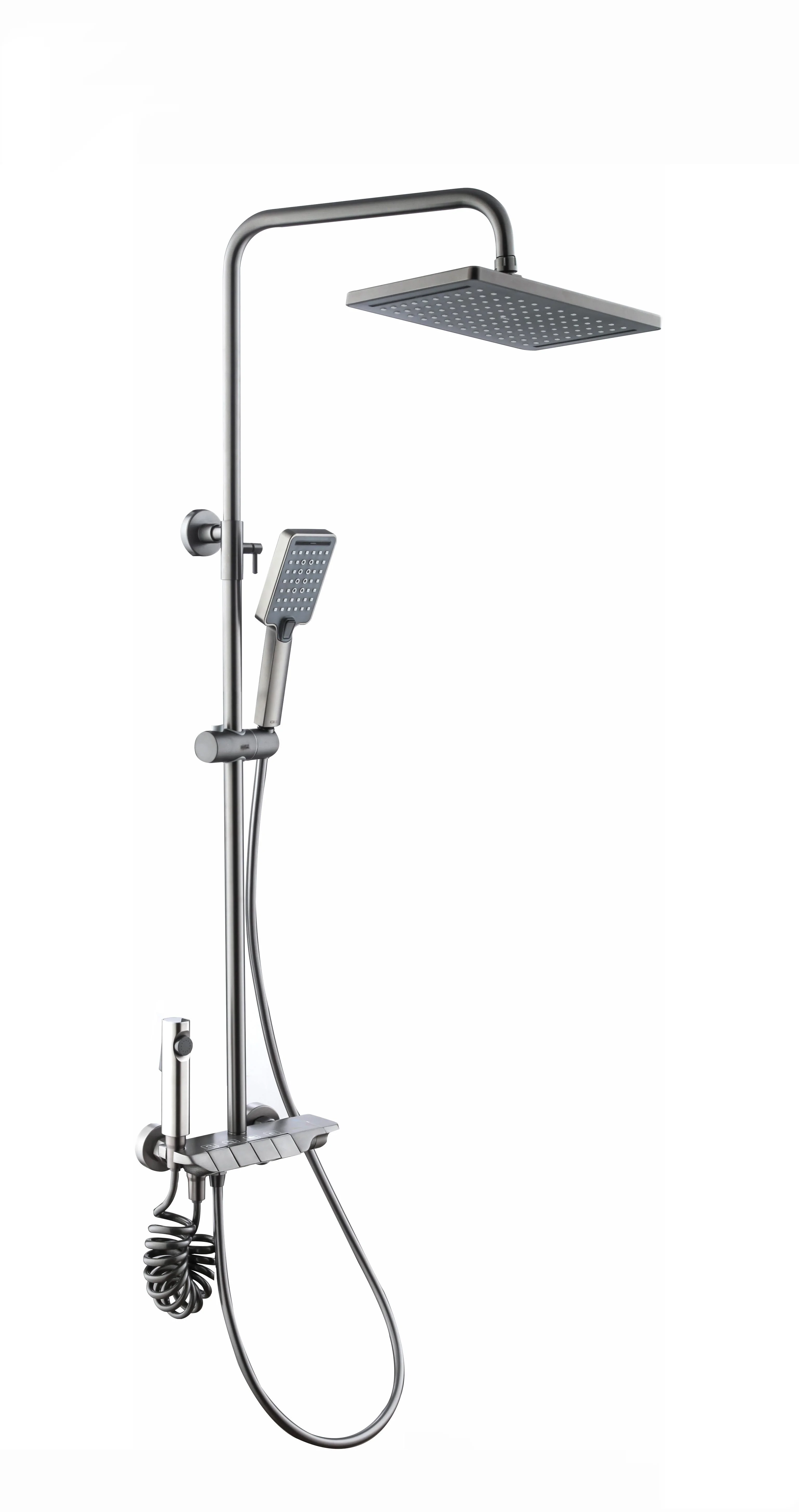 Kawal Modern Handheld Square Shower Mixer Set Multi-function Knob With ...