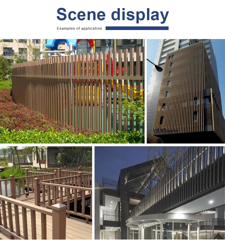 Outdoor Wpc Pvc Square Tube Exterior Timber Tube For Roof Siding ...