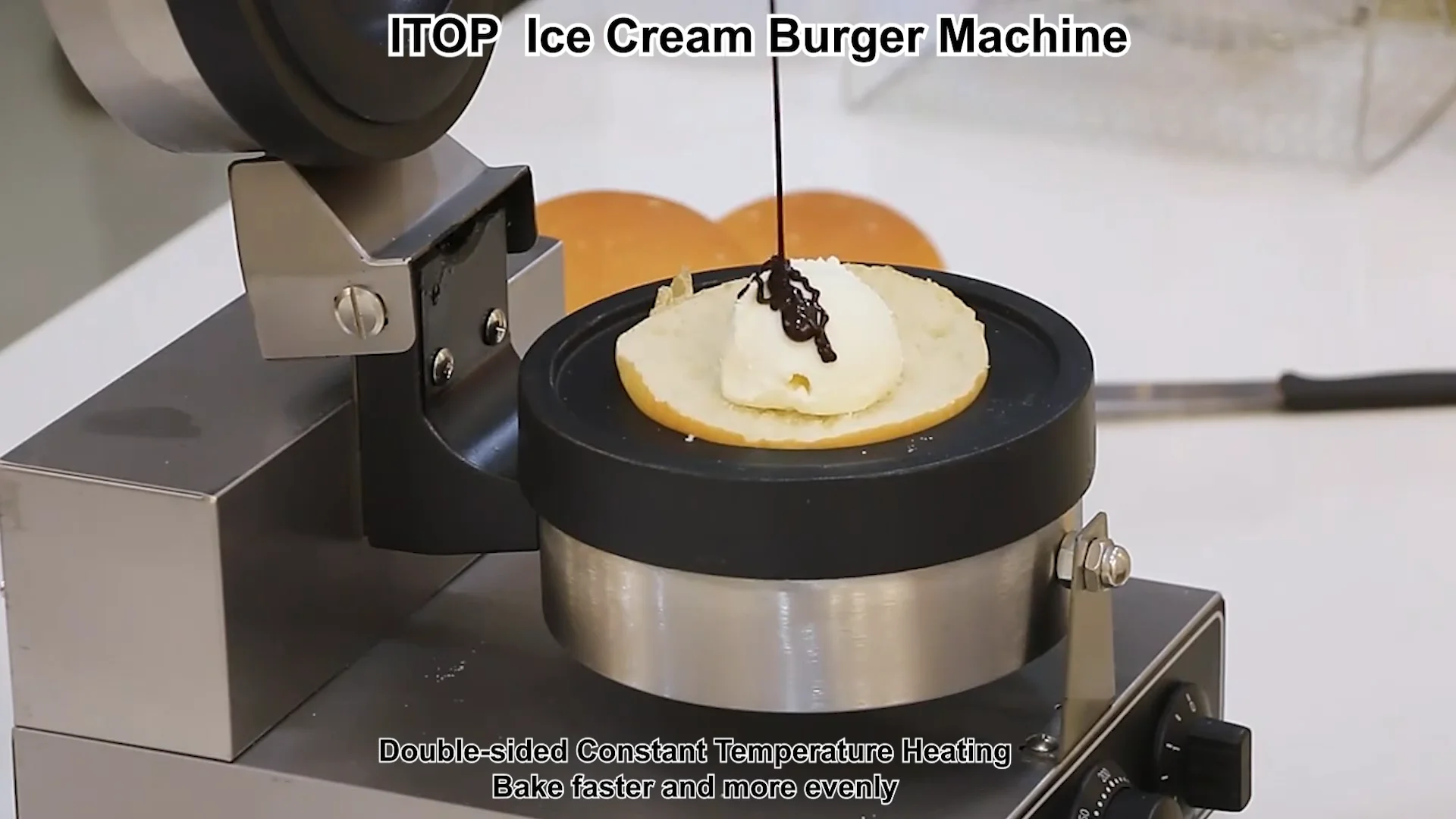 Ce Gelato Panini Press Machine Grill Ice Cream Salad Burger Hamburger ...