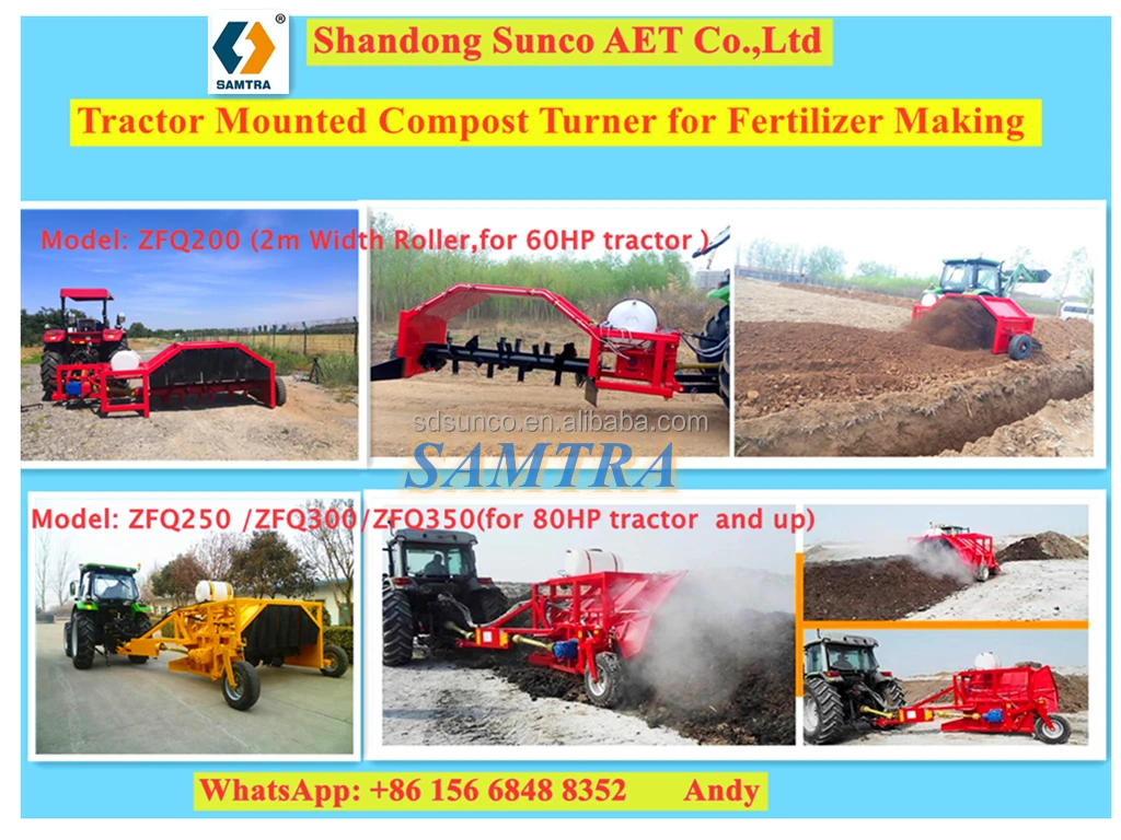 Tractor Pto Compost Making Machines,Compost Turner Price - Buy Compost ...