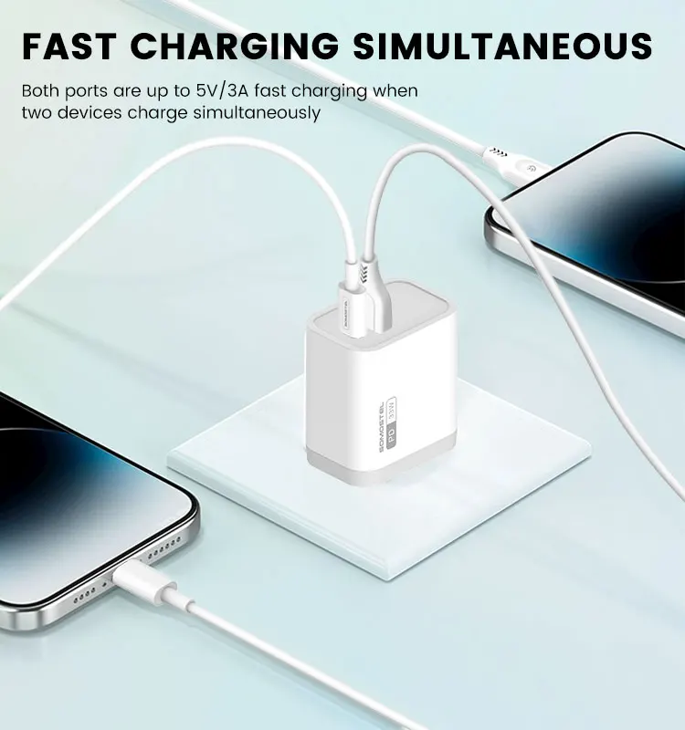 Somostel Factory Sms-q35 33w Usb + Type C Port High Power Fast Charging ...
