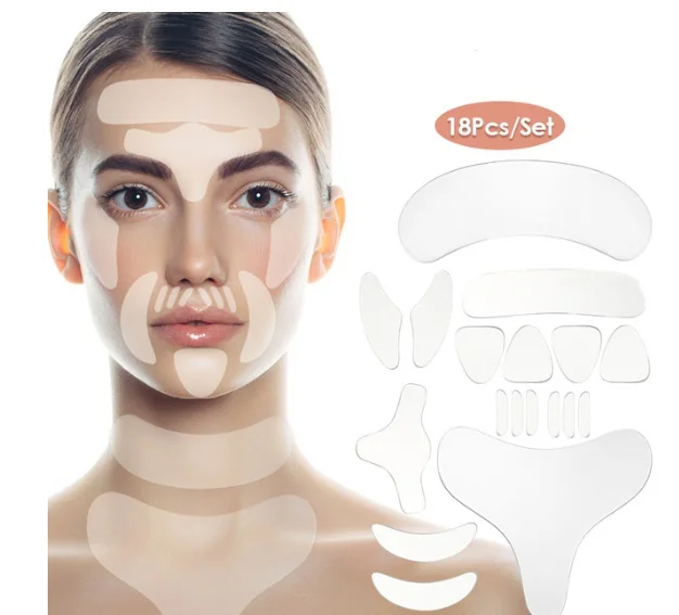 Reusable Full Face Smoothing Forehead Lines Removal Sheet Facial Anti ...