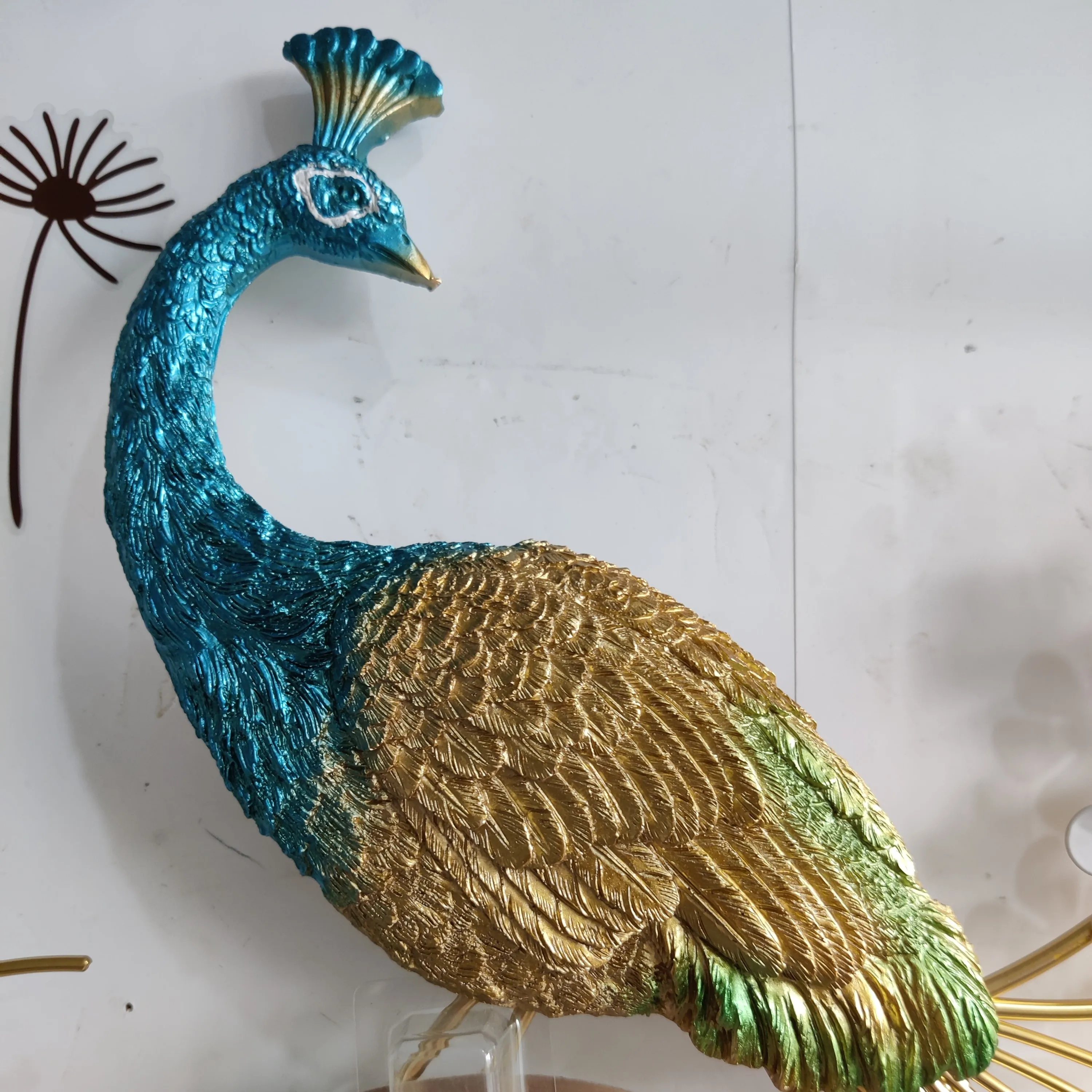 Hulee Peacock Space Iron Metal Art Factory Direct Sale Brief Decoration ...
