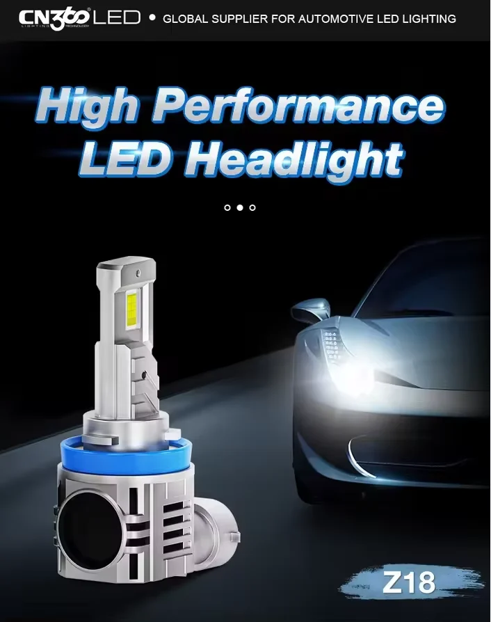 CN360 Stable Performance Z18 Series 40W 3600LM Led H11 Headlight Bulb| Alibaba.com