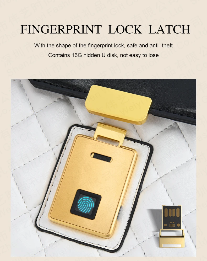 Secure Your Belongings with Fingerprint Lock Handbags