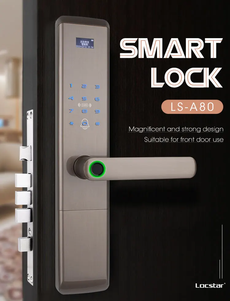 Digital Biometric Waterproof Security Touch Screen Keypad Code Smart ...