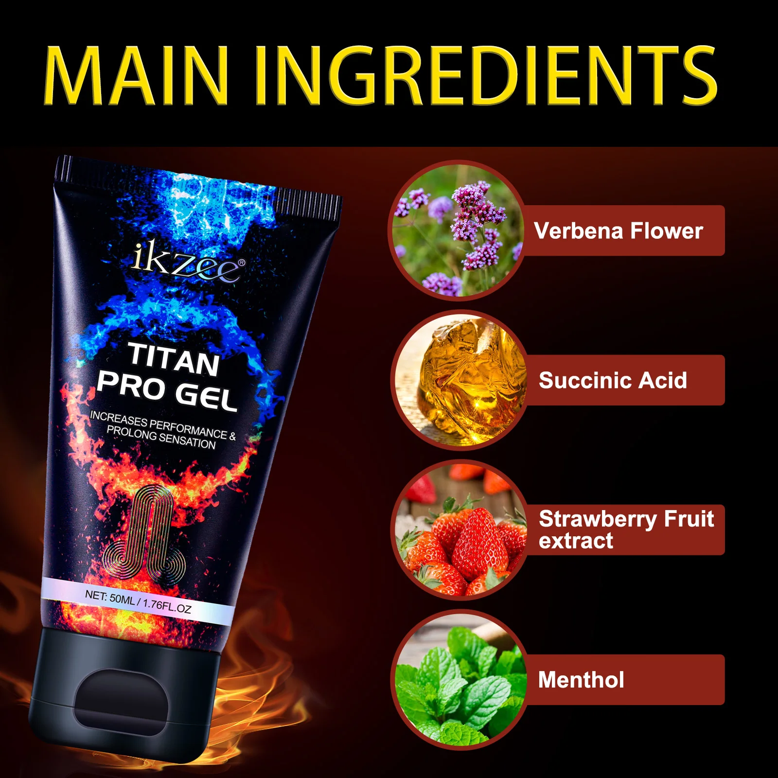 Ikzee Titan Gel for Men - Effective Long Lasting Penis Enlargement ...