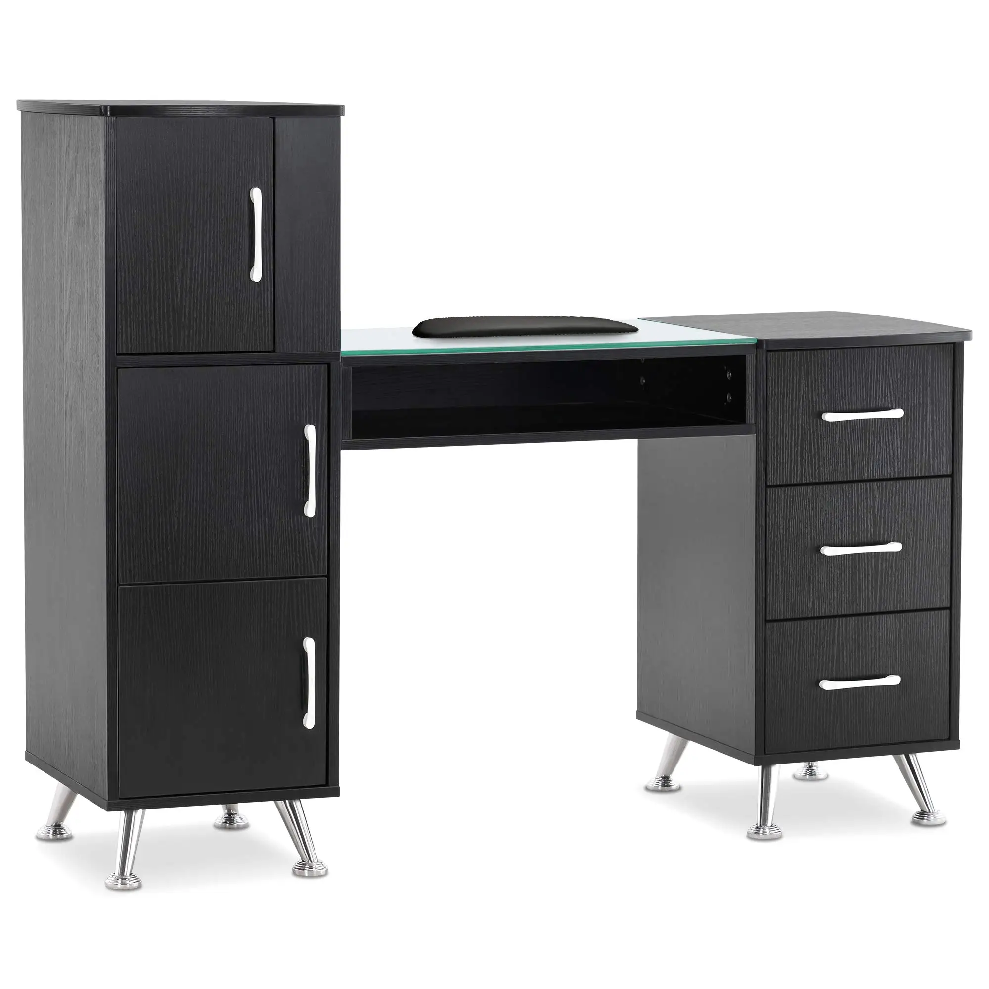 Elevate Your Salon with Our Wooden Beauty Salon Workstation