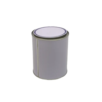 Customizable 1l Cylindrical Tin Metal Printed Cans For Painting And ...
