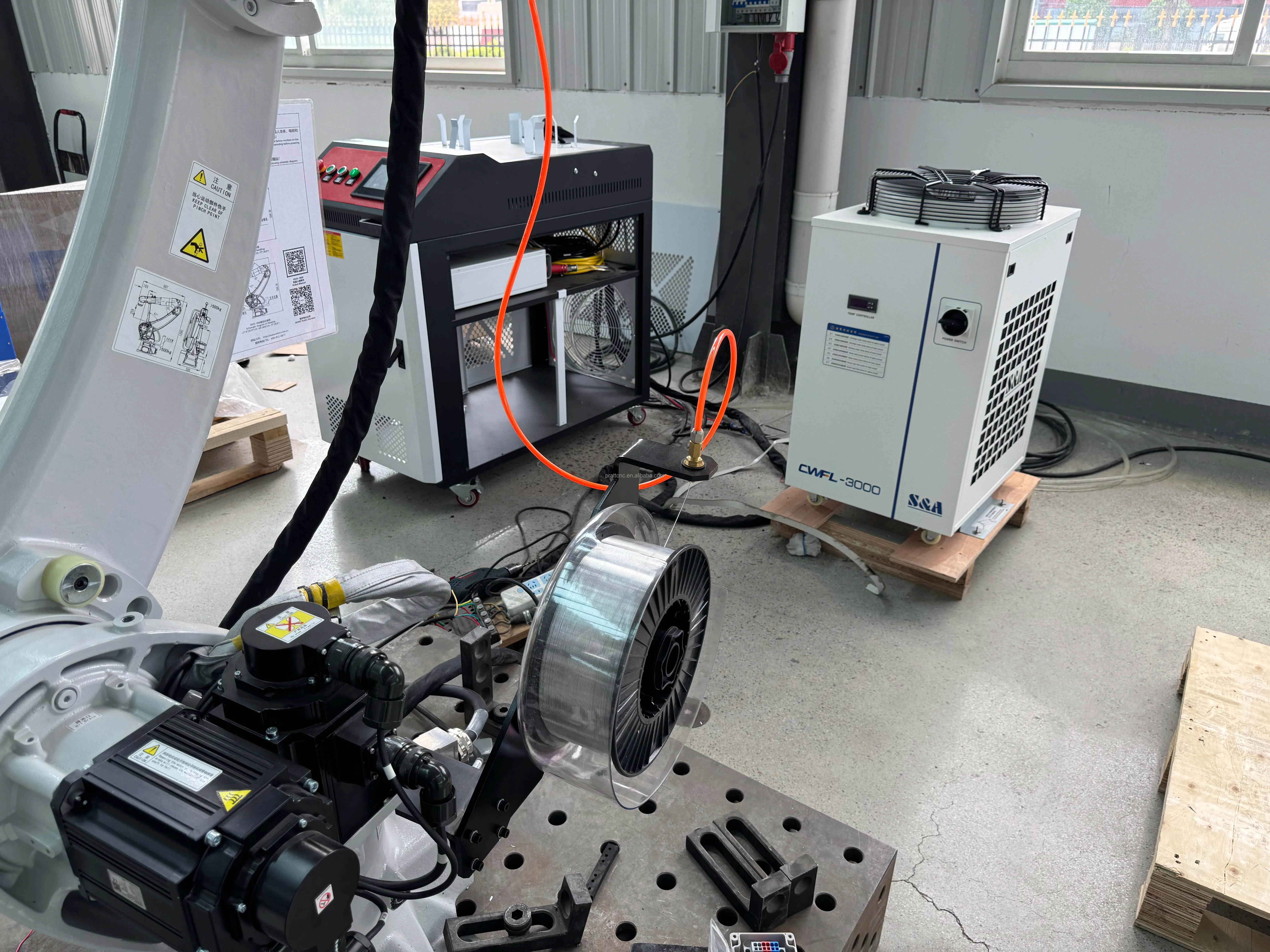Robot Welding 3D Welding Table with Six Axis Robotic Arm