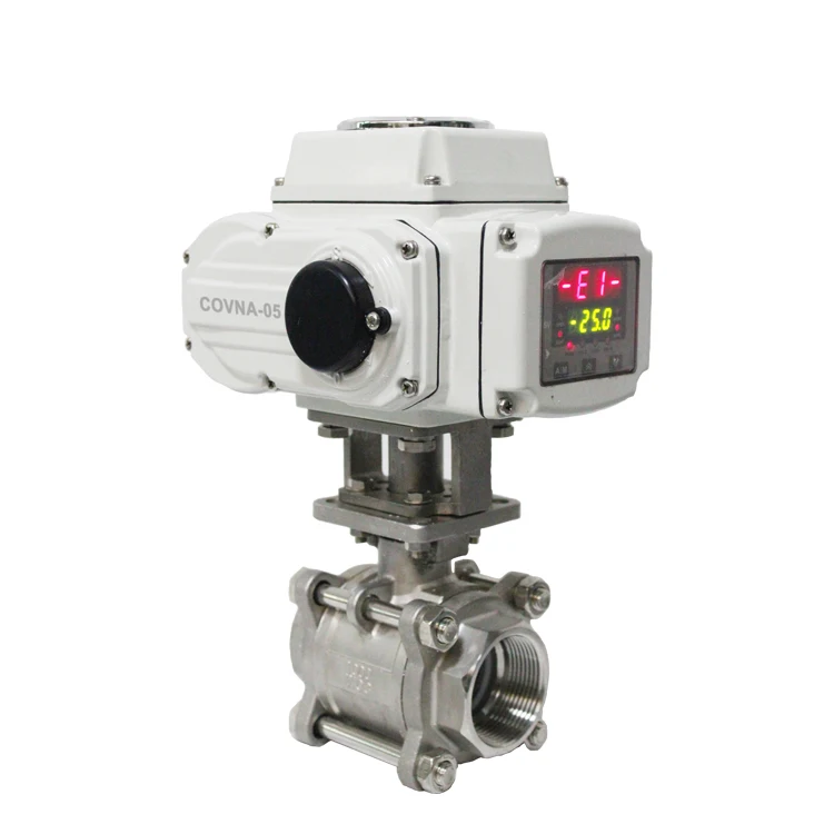 24VDC Stainless Steel Ball Valve with Motorized Actuator