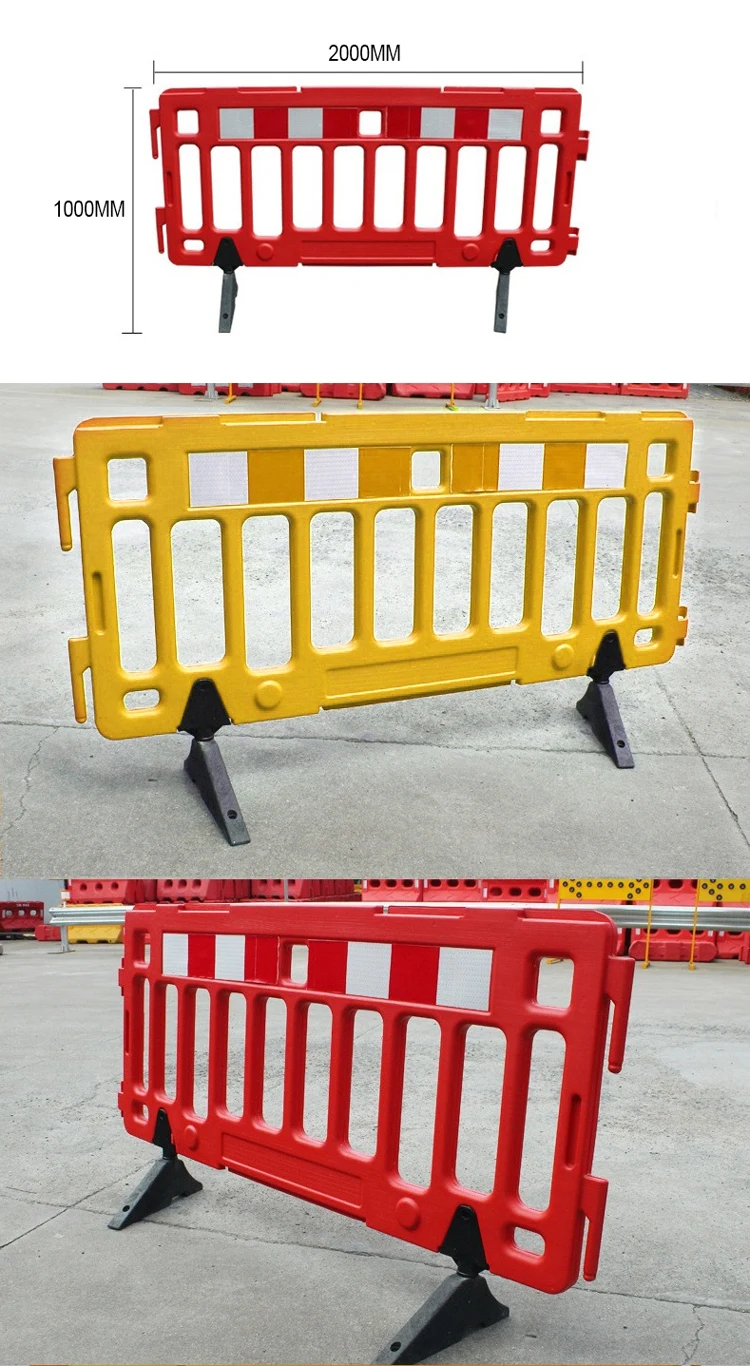 Heavy Duty Interlocking Plastic Barricade Crowd Control Barriers ...