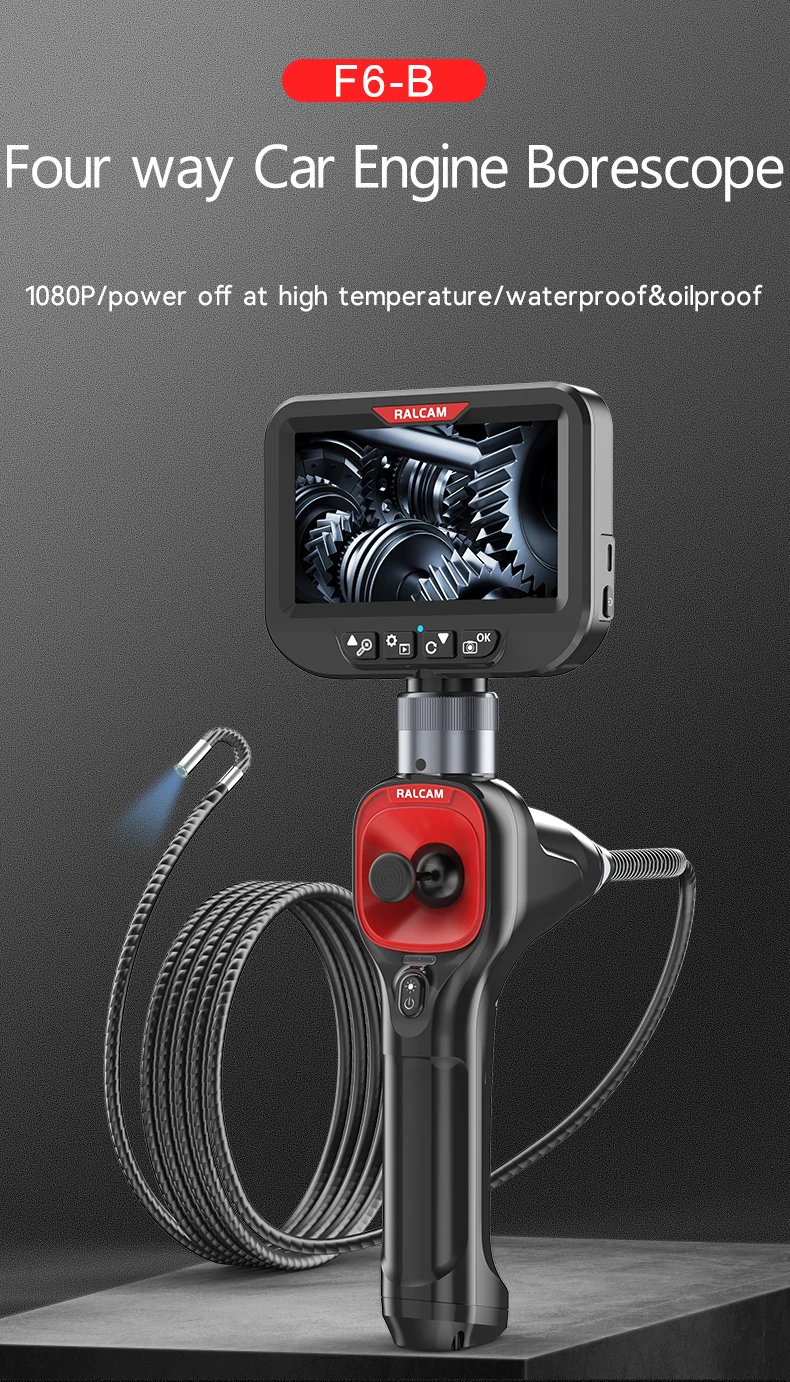 Ralcam 360 Degree Articulating Joystick Engine Cylinder Borescope, With ...