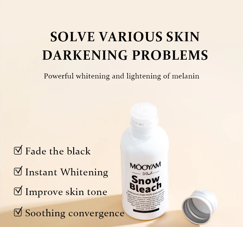 Best Popular 7 Days Efficient Snow Bleach Cream for Underarm Whitening