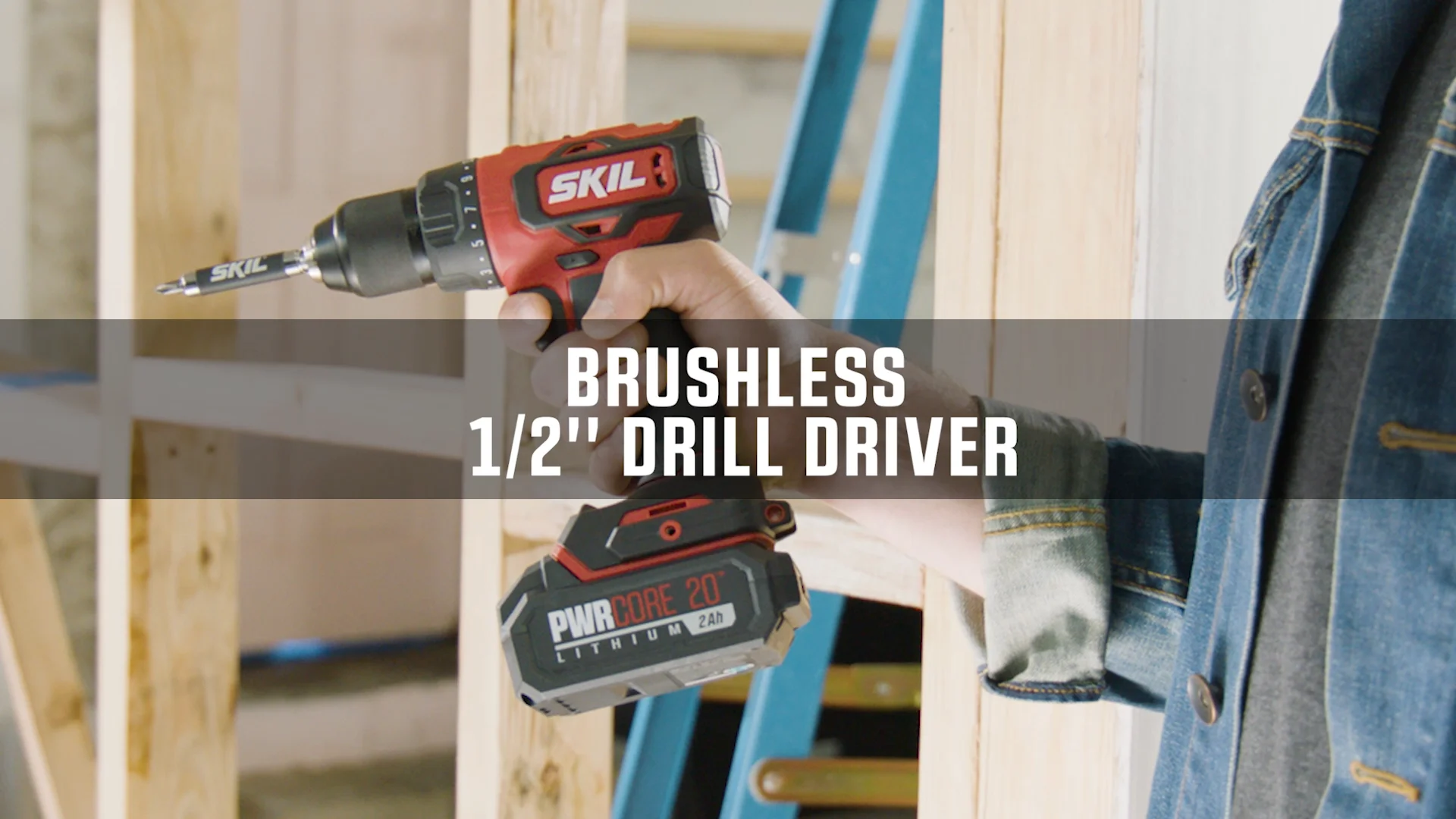 Skil Pwr Core 20 Brushless 20v 1/2 Inch Drill Driver Includes 2.5ah ...
