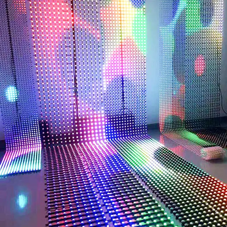 P50 Advertising Outdoor Waterproof LED Curtain Display