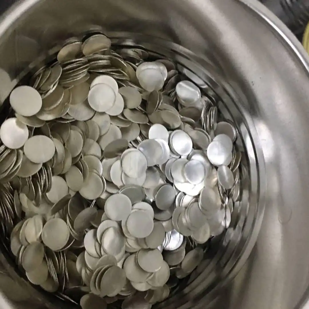 High Quality 99.9% High Purity Lithium Chip Lithium Metal Foil Lithium ...