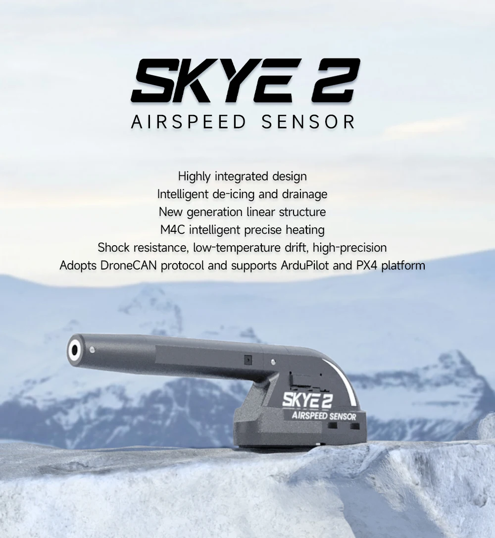 CUAV SKYE 2 Airspeed Sensor VTOL Ardupilot Smart Temperature Control ...