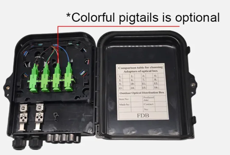 NAP Caja CTO - Waterproof FTTH Fiber Optic Terminal Box