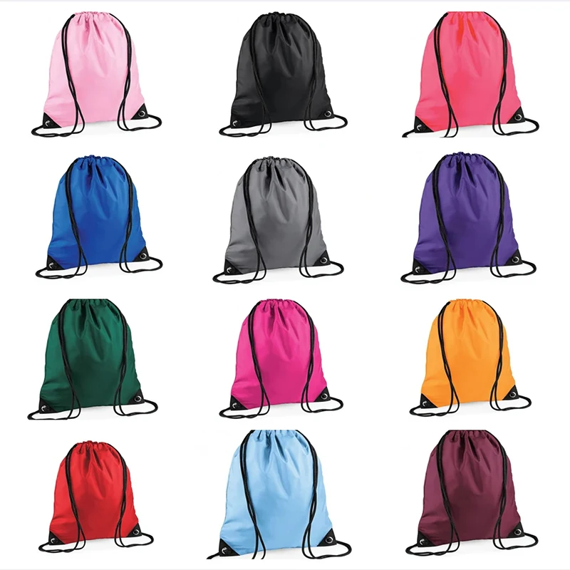 Custom Reusable Tropical Pull String Bag Drawstring Backpack For Shoes ...