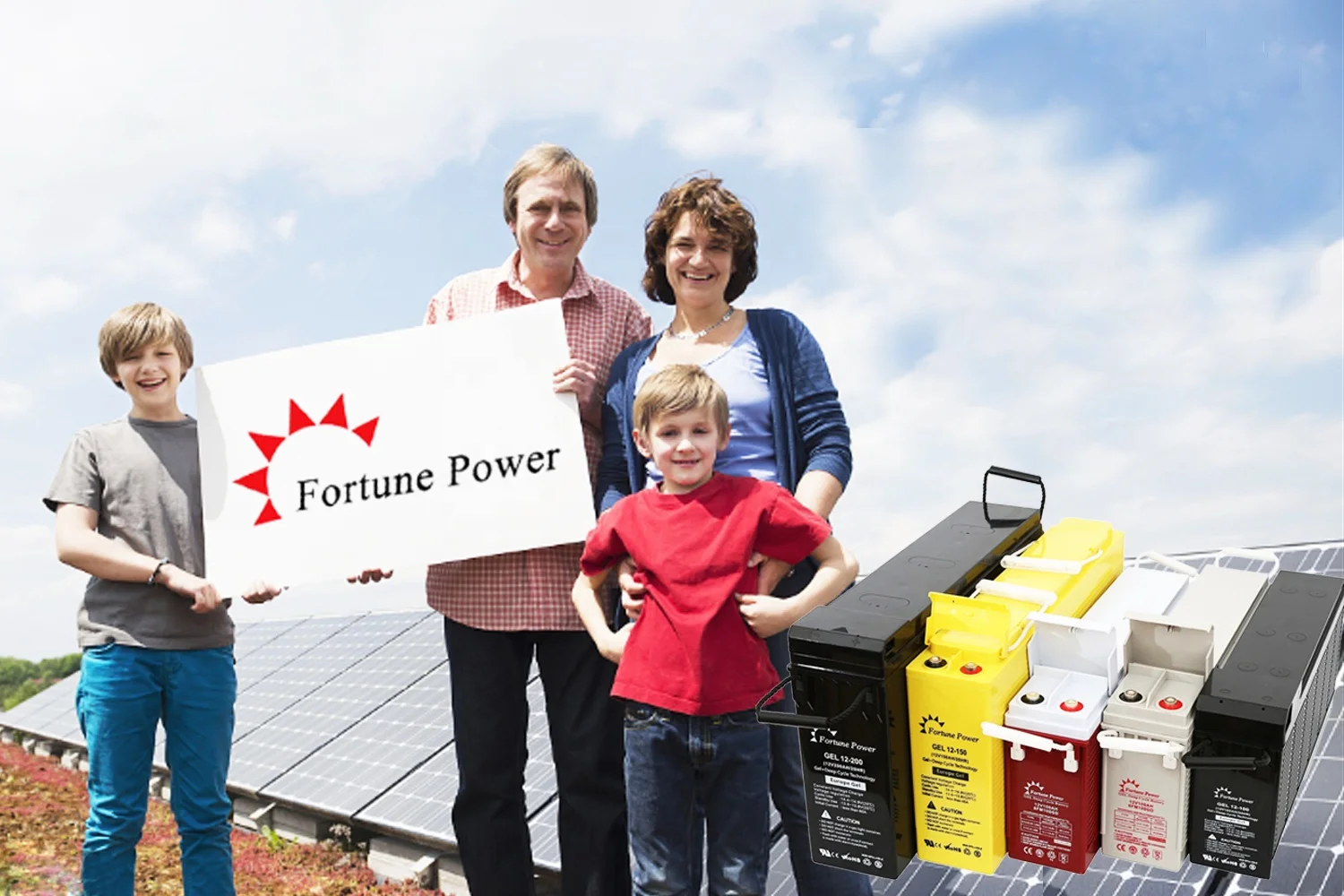 Fortune Power 12V 200ah Solar Battery - Reliable Energy Storage