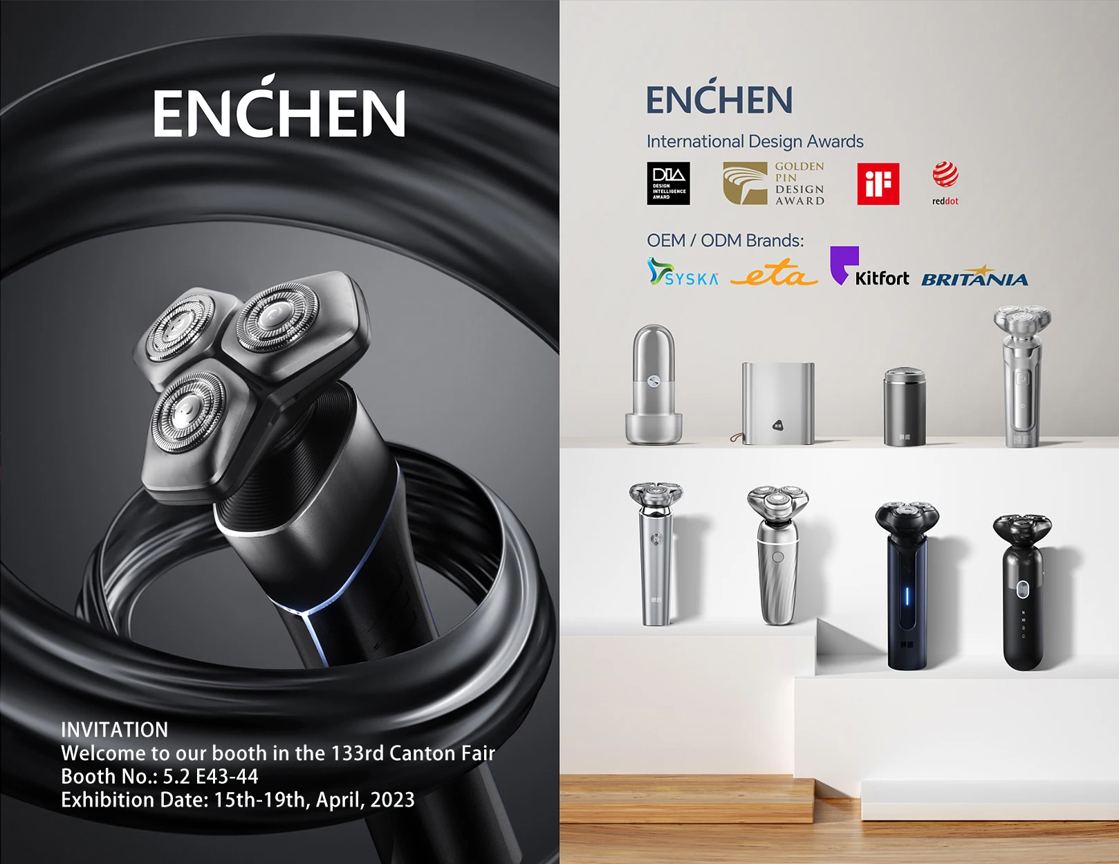 Enchen Beardo 2 Multi-function Electric Hair Trimmer Adjustable Body ...