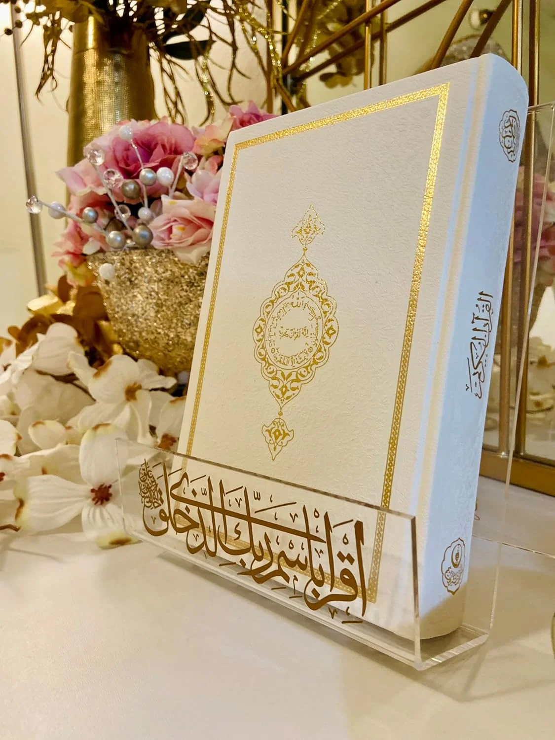 Bespoke Clear Acrylic Jewish Judaica Zstander Quran Display
