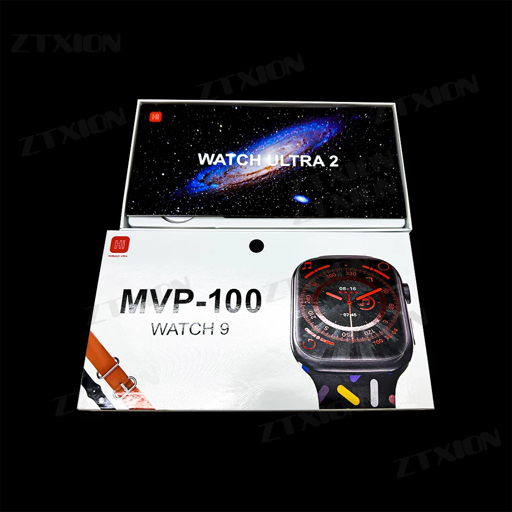 Original Full Screen Smartwatch Mvp-100 Ultra Smart Watch Series 9 S8 M59 Ultra 49mm Double ...