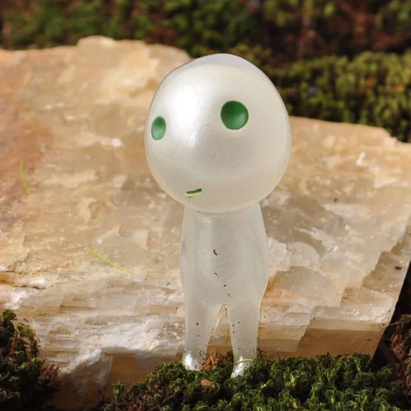 Hot Glow In Dark Ghibli Mini Action Figures Luminous Elf Dolls Resin ...